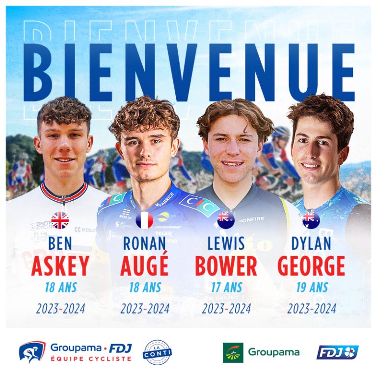 Ben Askey, Ronan Augé, Lewis Bower et Dylan George are joining the ...