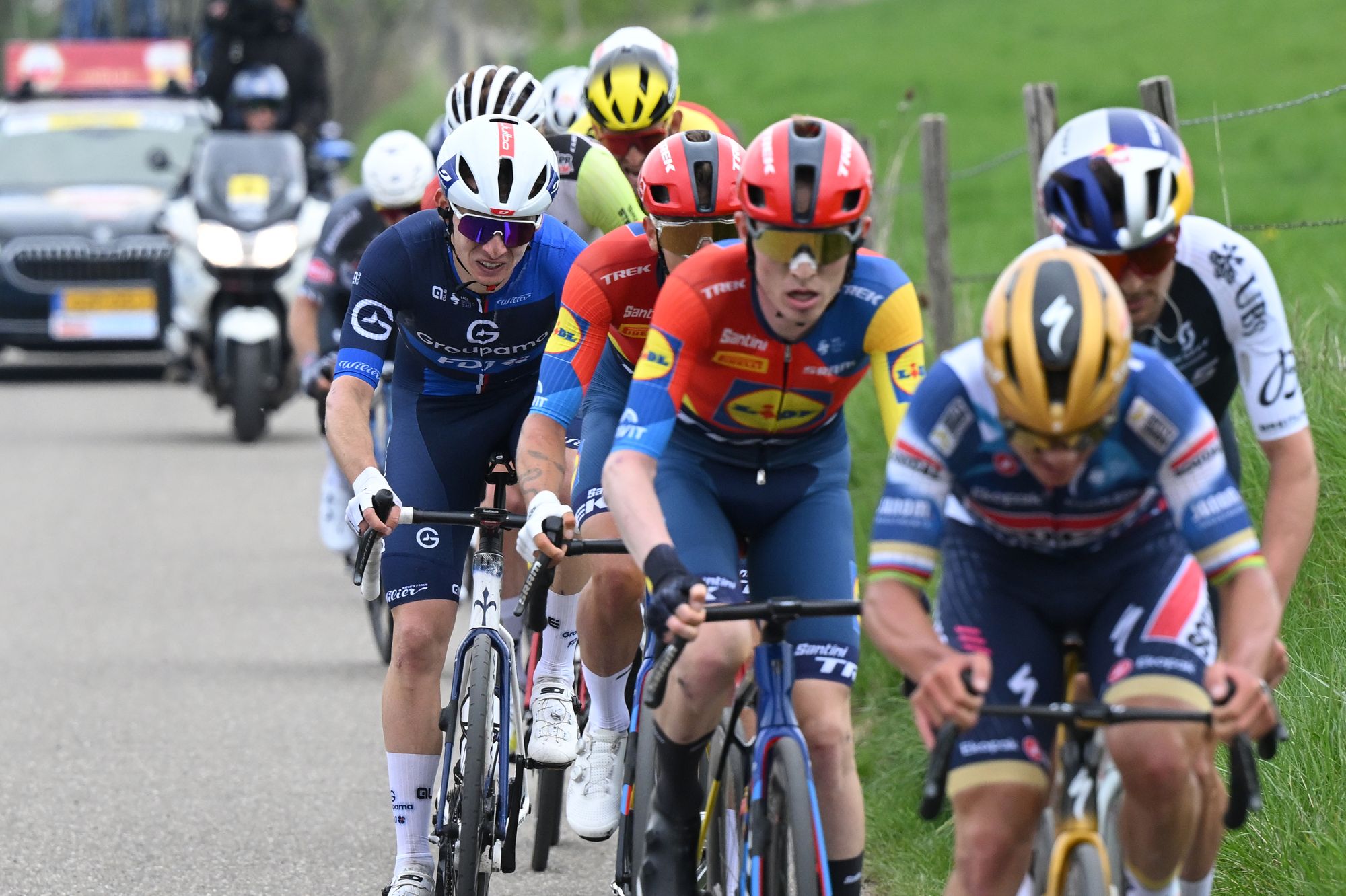 Romain Grégoire among the best on the Amstel